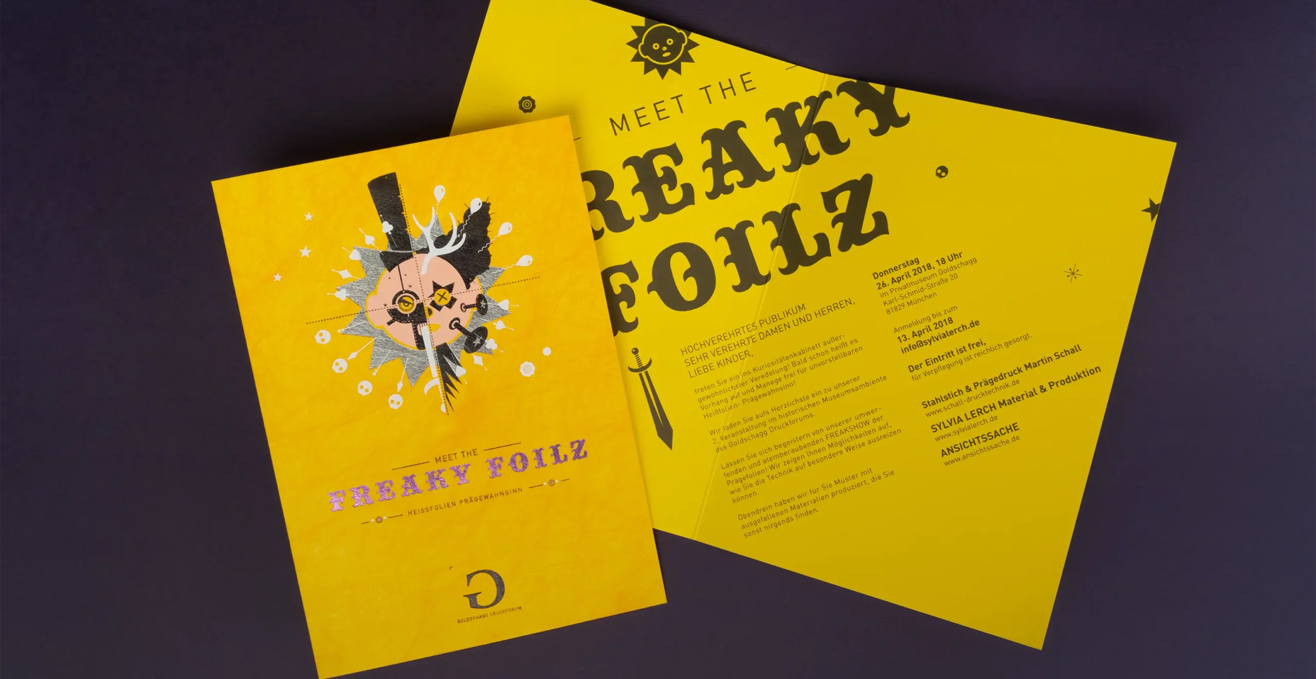 Freaky Foilz, ausgezeichnetes Veranstaltungsdesign